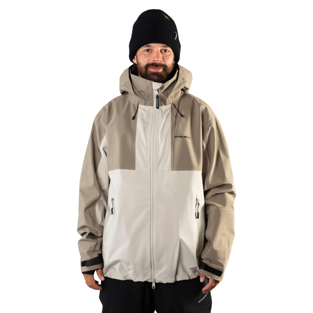 Beyond Medals Tech Jacket 3L Lt. Beige – Stoked Boardshop