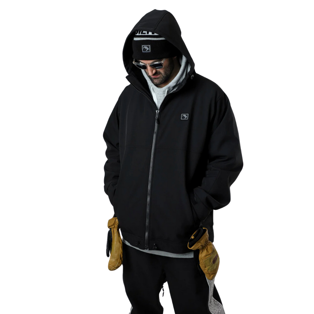 Brethren Apparel Access Full Zip Jacket Darkside Black – Stoked Boardshop