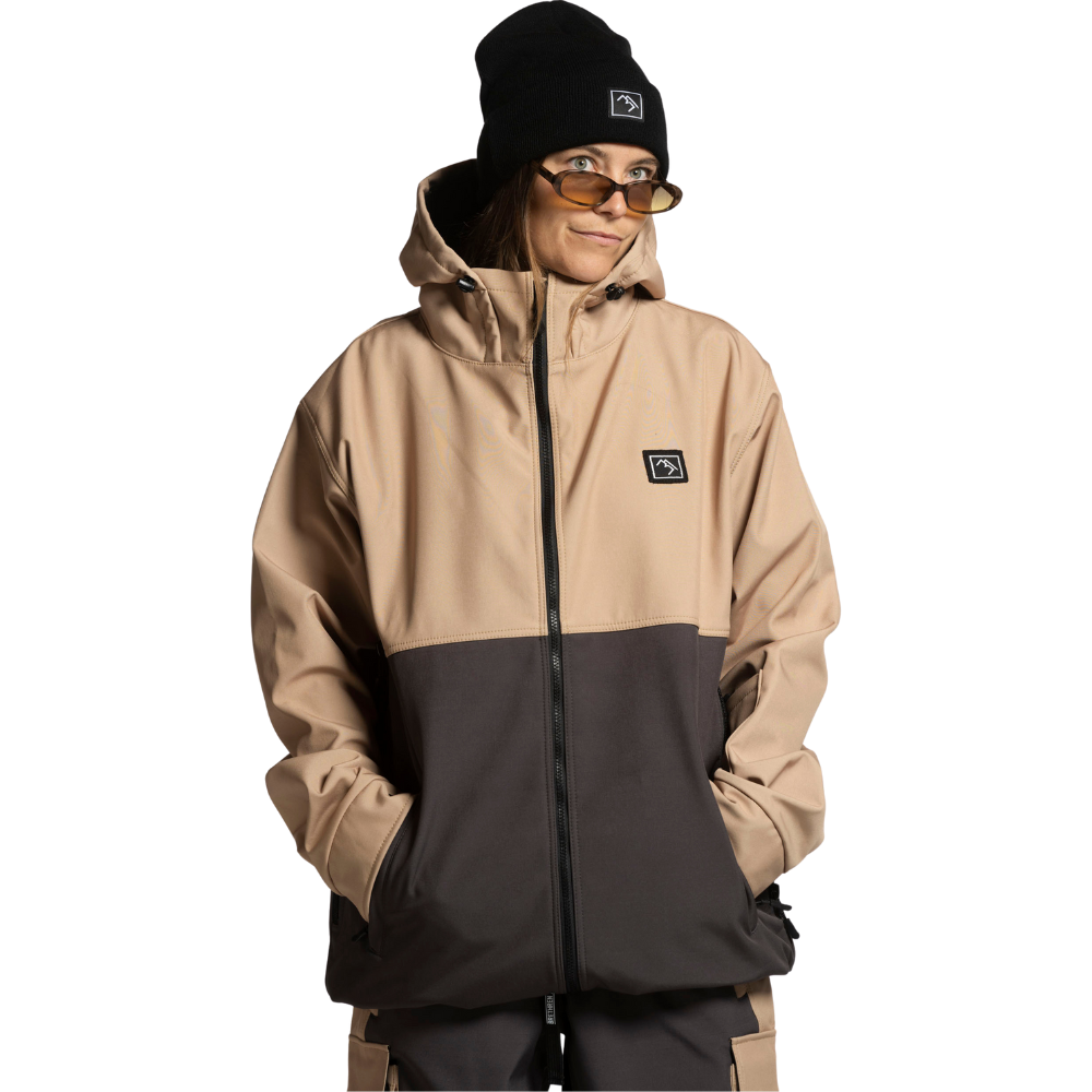 Brethren Apparel Access Full Zip Jacket Dunes / Charcoal – Stoked Boardshop