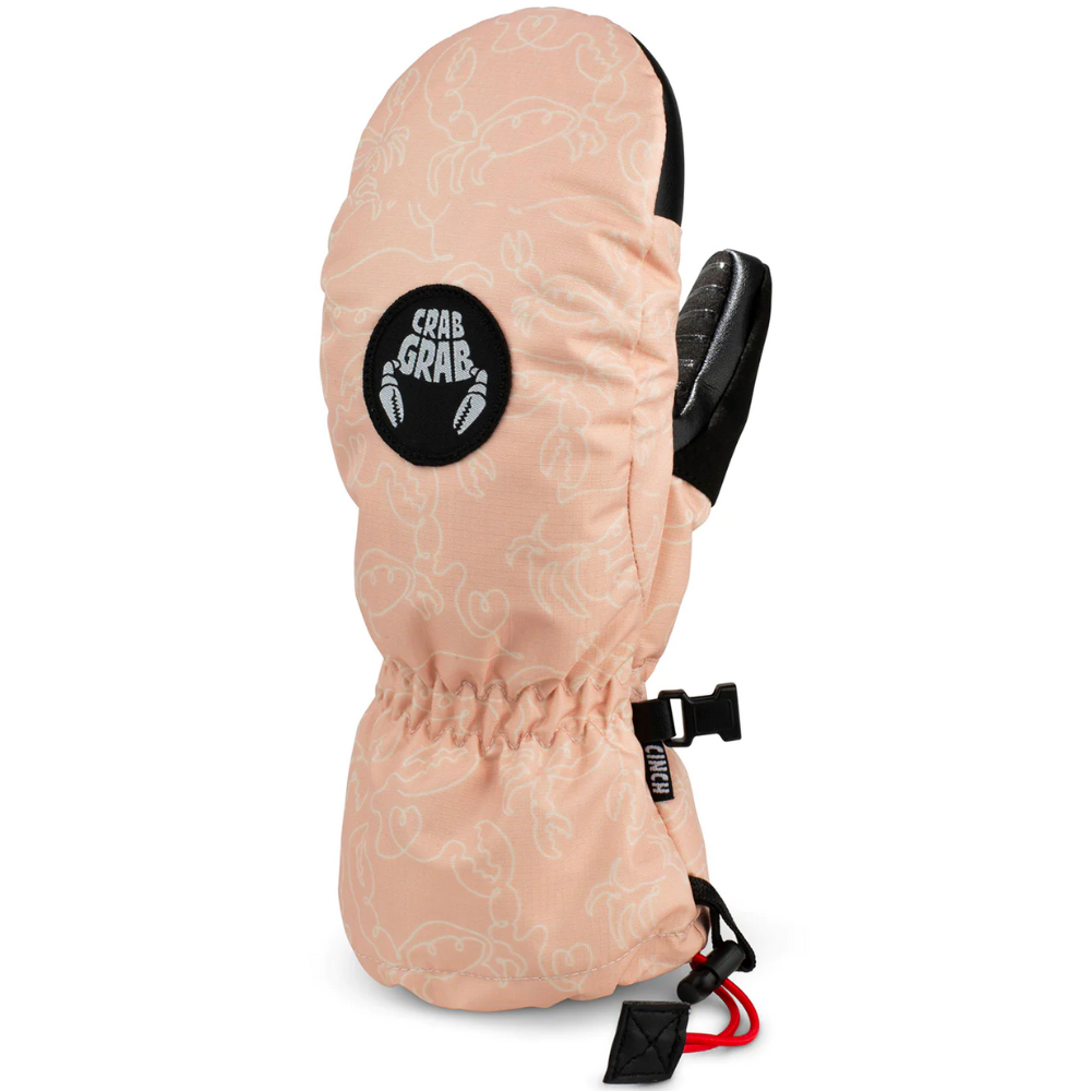 Crab Grab Kids Cinch Mitt Crab Doodle Pink – Stoked Boardshop