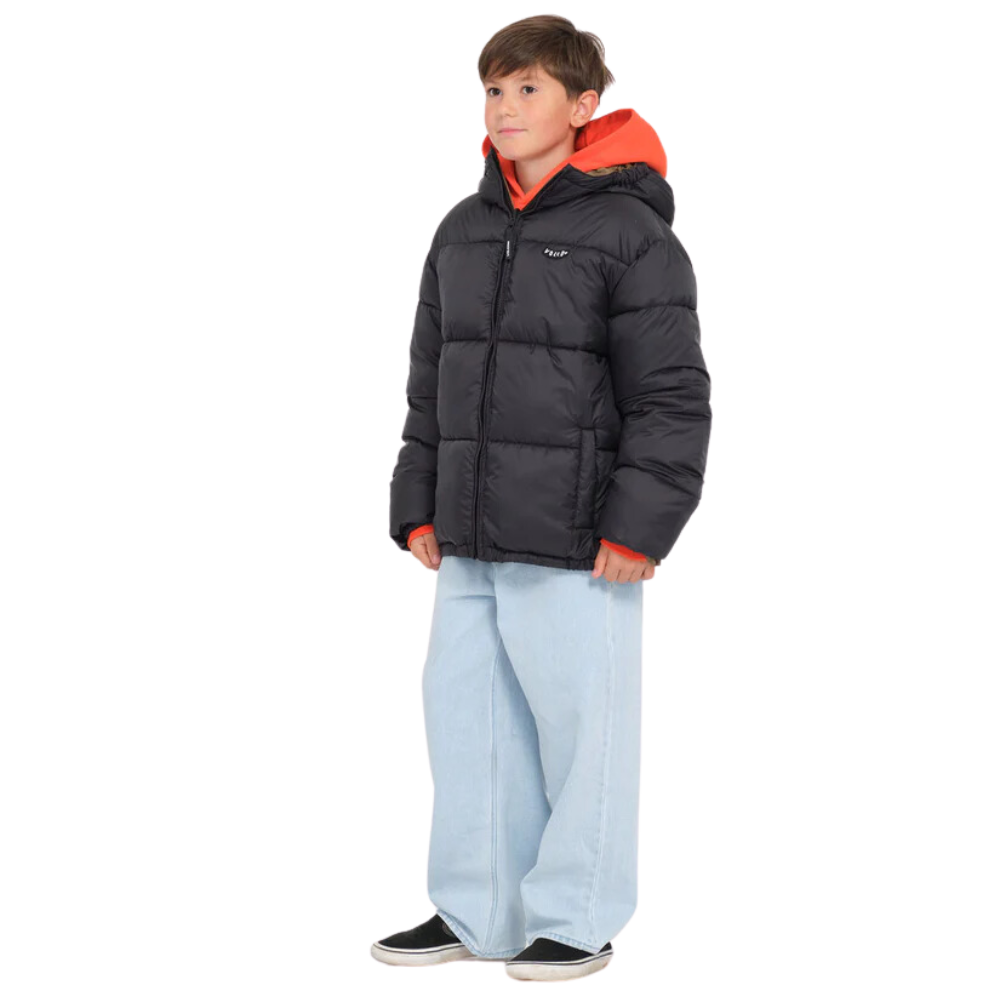 Volcom Kids Iconic Jacket Reversible Brown – Stoked Boardshop